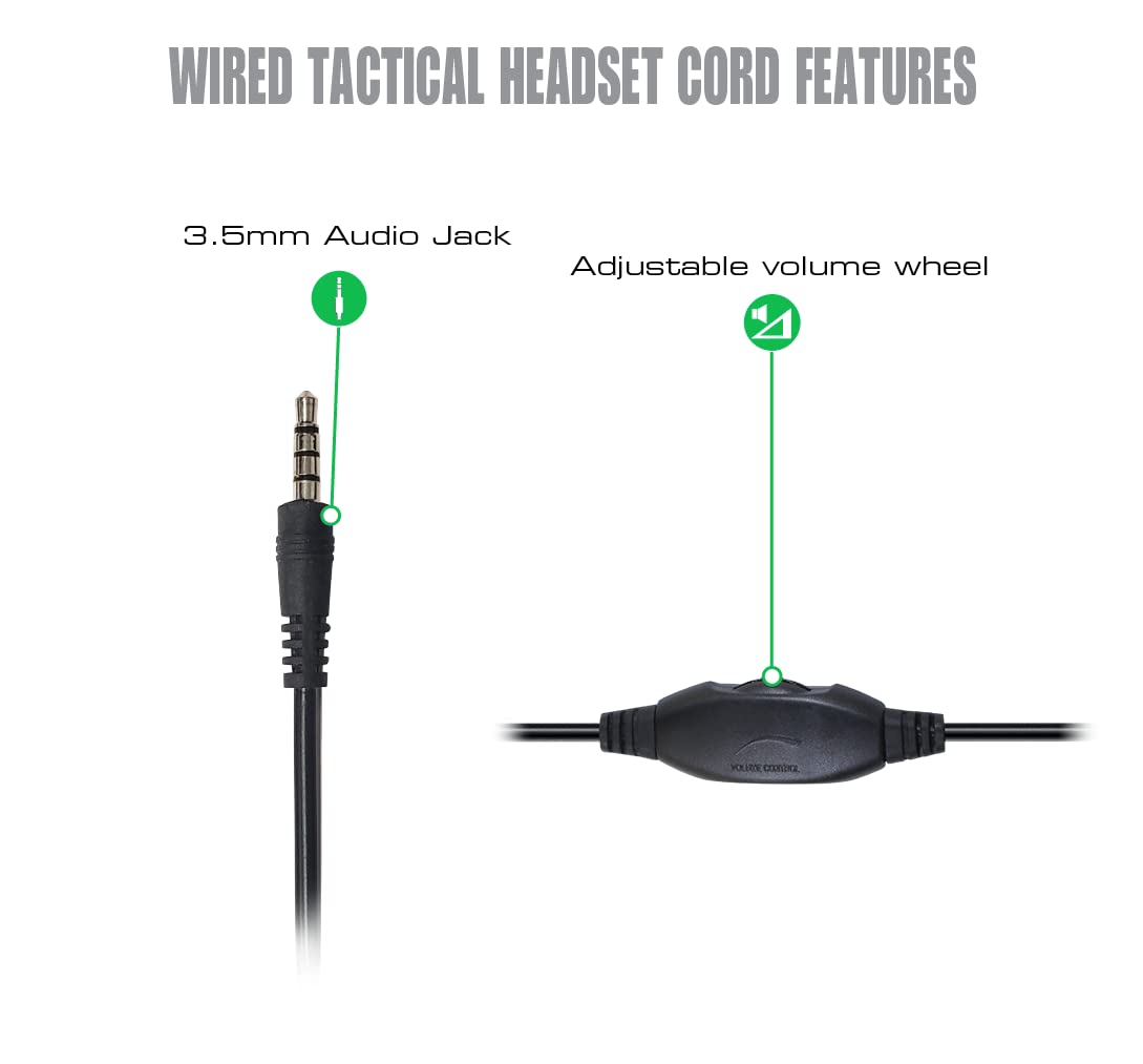 Nyko NX-2600 Wired Headset for Xbox One - Lightweight Headphones w/Adjustable Microphone - Compatible w/Xbox 1, Xbox X|S, Switch, PS4 and PS5 - Xbox One Accessories (Black and Green)