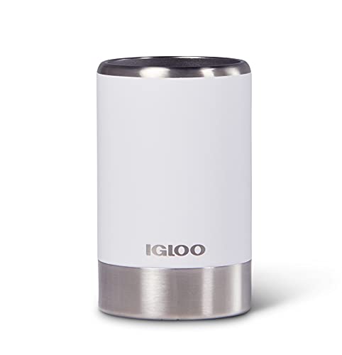 Igloo 12 OZ White Stainless Steel Coolmate Can Sleeve (Standard)