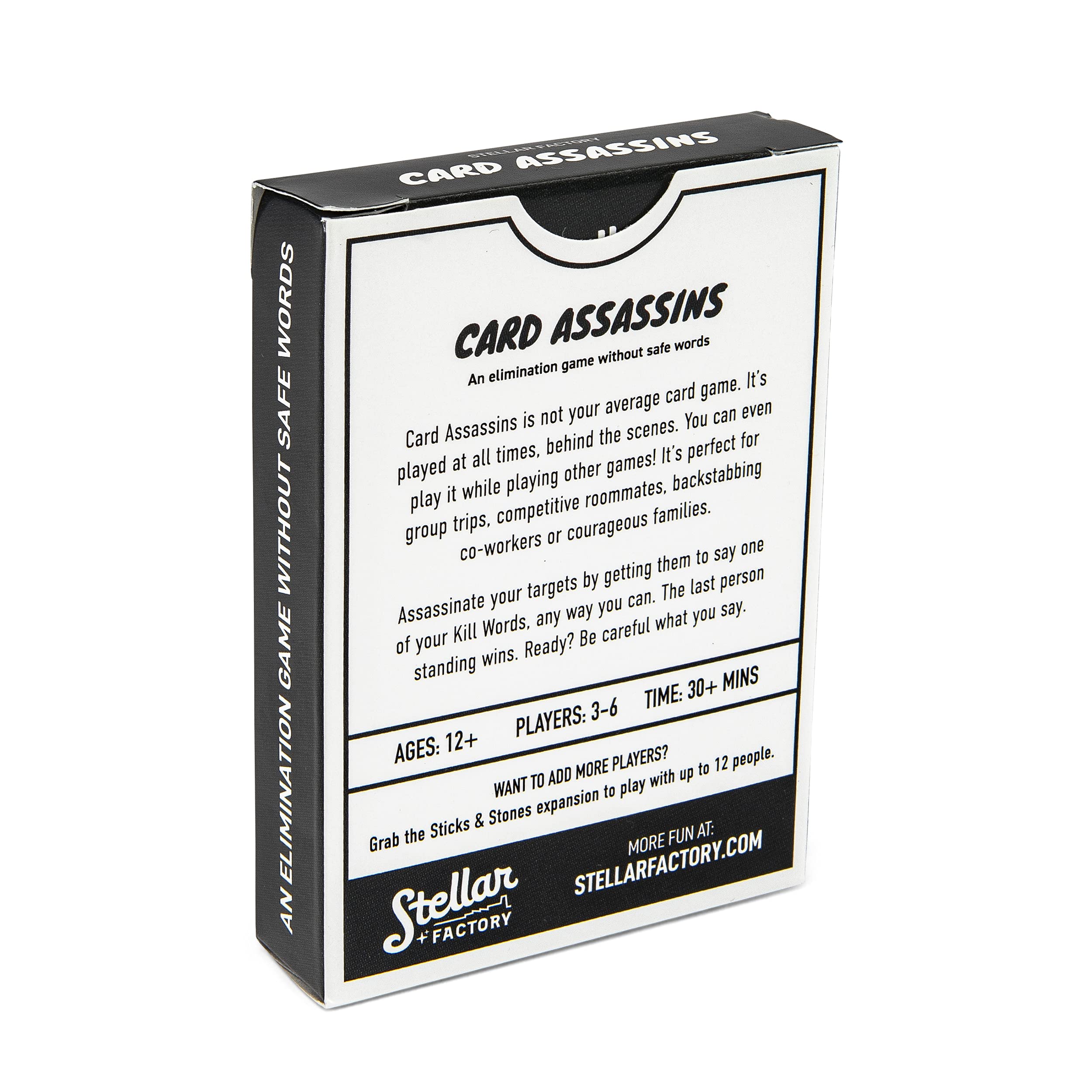 Stellar Factory Card Assassins: A Party Game Without Safe Words