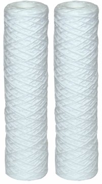 CFS – 2 Pack String Wound Spun Polypropylene Water Filter Cartridges Compatible with Instapure R-20 Models – Removes Bad Taste and Odor – Whole House Replacement Filter Cartridge – 5 Micron