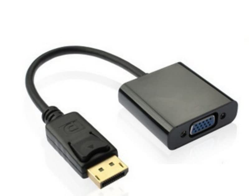 BOYAGU 2 DP to VGA Cables HD Video Conversion Cable (Color : White)