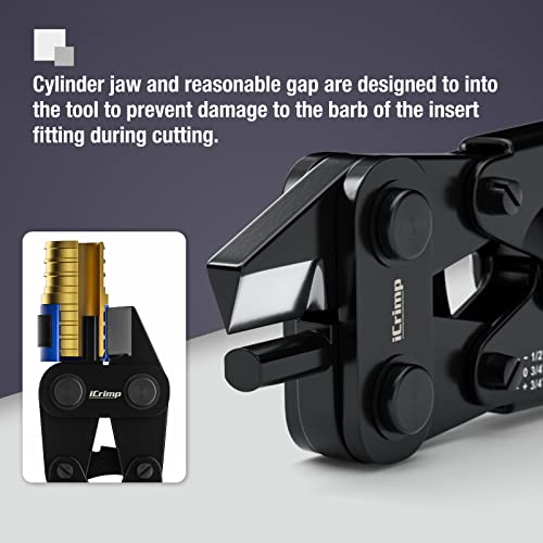 Copper Ring Removal Tool Decrimping Tool for ASTM F1807 1/2",3/4"and 1" PEX Ring