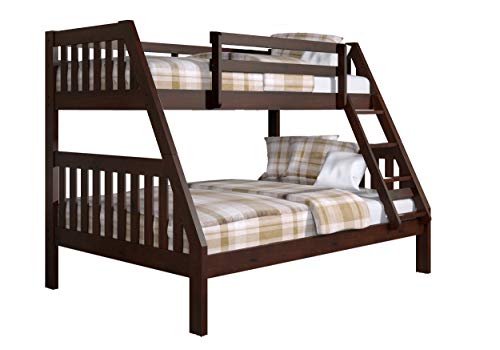 Donco Kids Austin Mission Twin Over Full Cappuccino Bunkbed