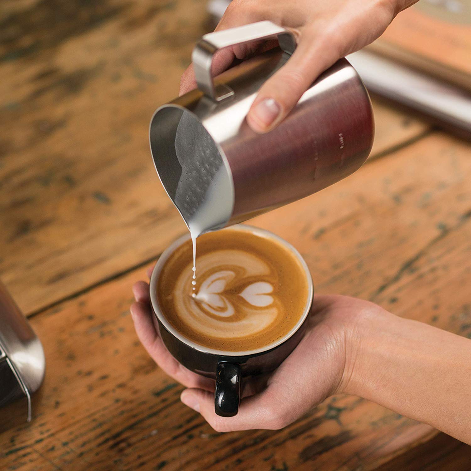 Breville Barista Touch BES880BSS Stainless Steel Espresso Machine w/Touchscreen Controls + Built-In Grinder + Knock Box Mini