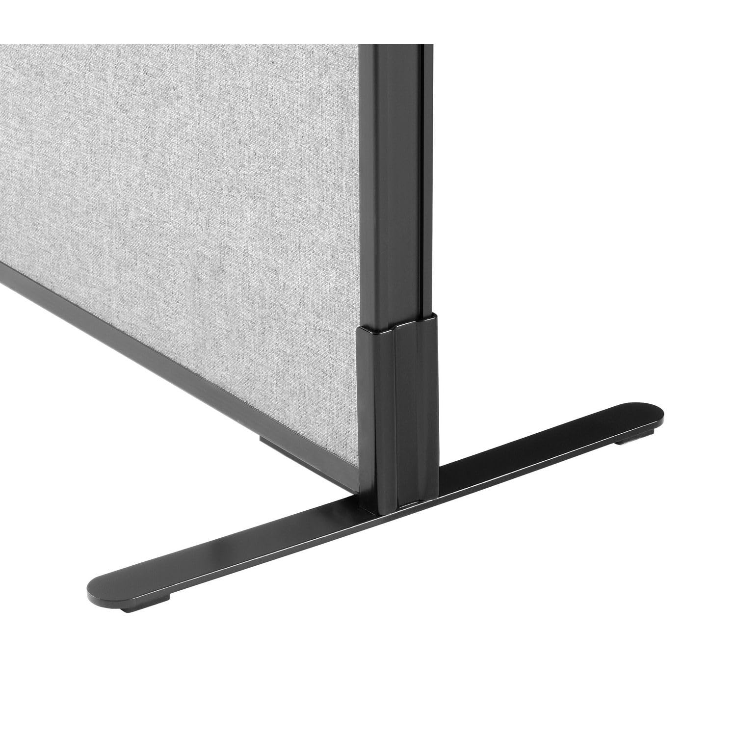 Global Industrial 60-1/4"W x 42" H Freestanding Office Partition Panel, Gray