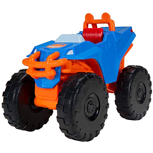 Blippi Monster Truck Mobile - Mini Vehicle with Freewheeling Features Including 2” Character Toy Figure and Cool Hydraulics - Imaginative Play for Toddlers and Young Children