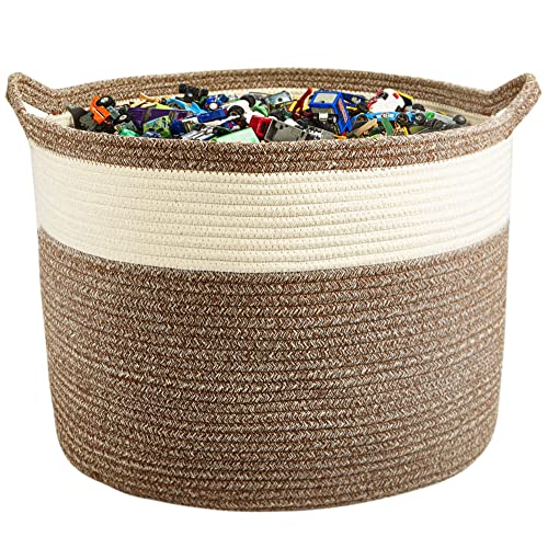 XL Cotton Rope Basket â 20âx20âx14â