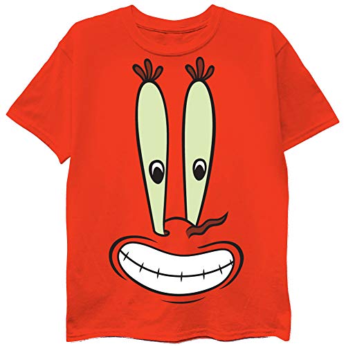 FREEZE Spongebob Character Big Face T-Shirt Bundle (7, SpogeBob,Patrick,Squidward & Mr. Krabs)