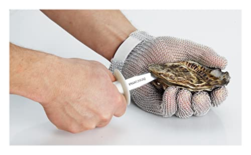 Tescoma 421080 Presto Seafood Oyster Opener, Stainless Steel, Pearl White