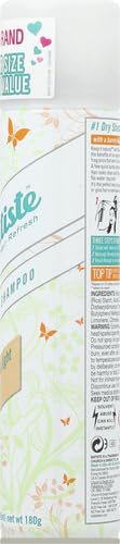 Batiste Dry Shampoo, Bare Fragrance, Refresh Hair and Absorb Oil Between Washes, Waterless Shampoo for Added Hair Texture and Body, Dry Shampoo Bottle 6.35 Oz(Pack of 1)