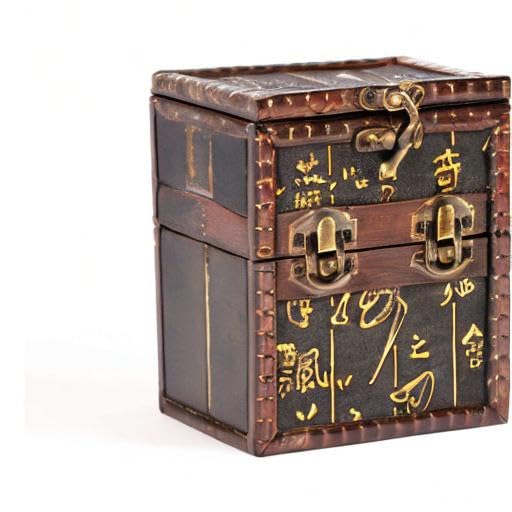 KakapopoTCG Elven Vault (Ancient Runes) Wood Deck and Counter Box Protector Sleeve Storage Trading Cards TCG MTG Magic FaB YGO EDH Commander Box FaB TCG PTCG Dice Box