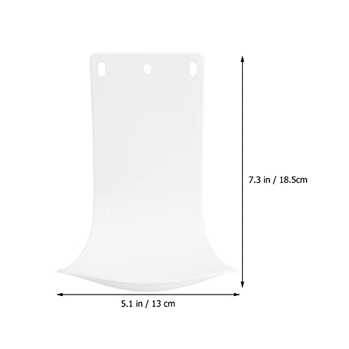 Cabilock 1pc Plastic Water Tray Soap Dispenser Wall Mounted Spray Under Dispenser Trays Soap Catcher Tray Soap Catch Tray Hand Dispenser Drip Tray Mist White Handwashing Fluid Gel