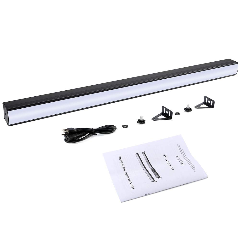 LED Stage Light Bar DMX - 40IN 60W 224LEDs RGB DJ Light Bar Sound Activated Auto Program Strobe 54 Modes DMX Light Bar Pixel Strip for DJ Party Concert Music Live Show Christmas Stage Lighting