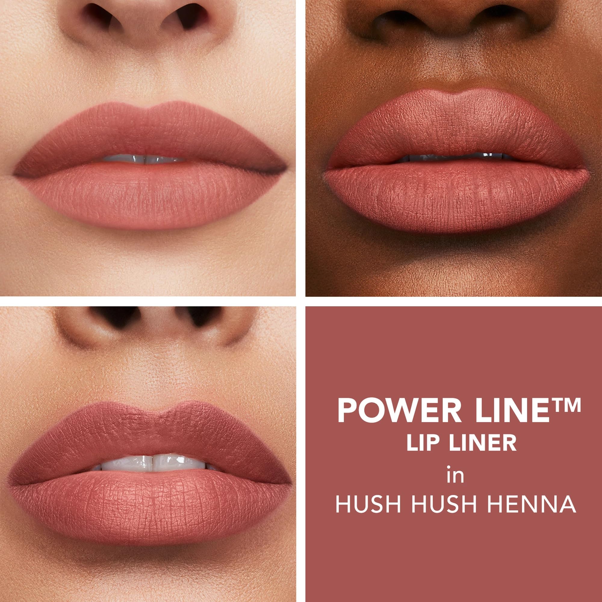 Buxom Power Line Plumping Lip Liner, Long Lasting and Retractable Lip Liner, Moisturizing with Peptides and Vitamin E for Plump, Cruelty Free