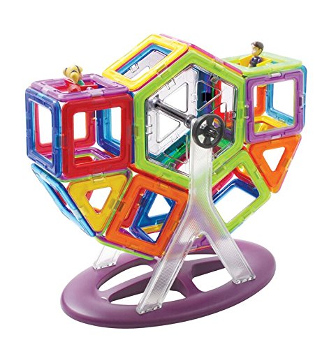 Magformers 63074 Creator Carnival Set (46-Pieces) Deluxe Building Set. Magnetic Building Blocks, Educational Magnetic Tiles, Magnetic Building STEM Toy Set