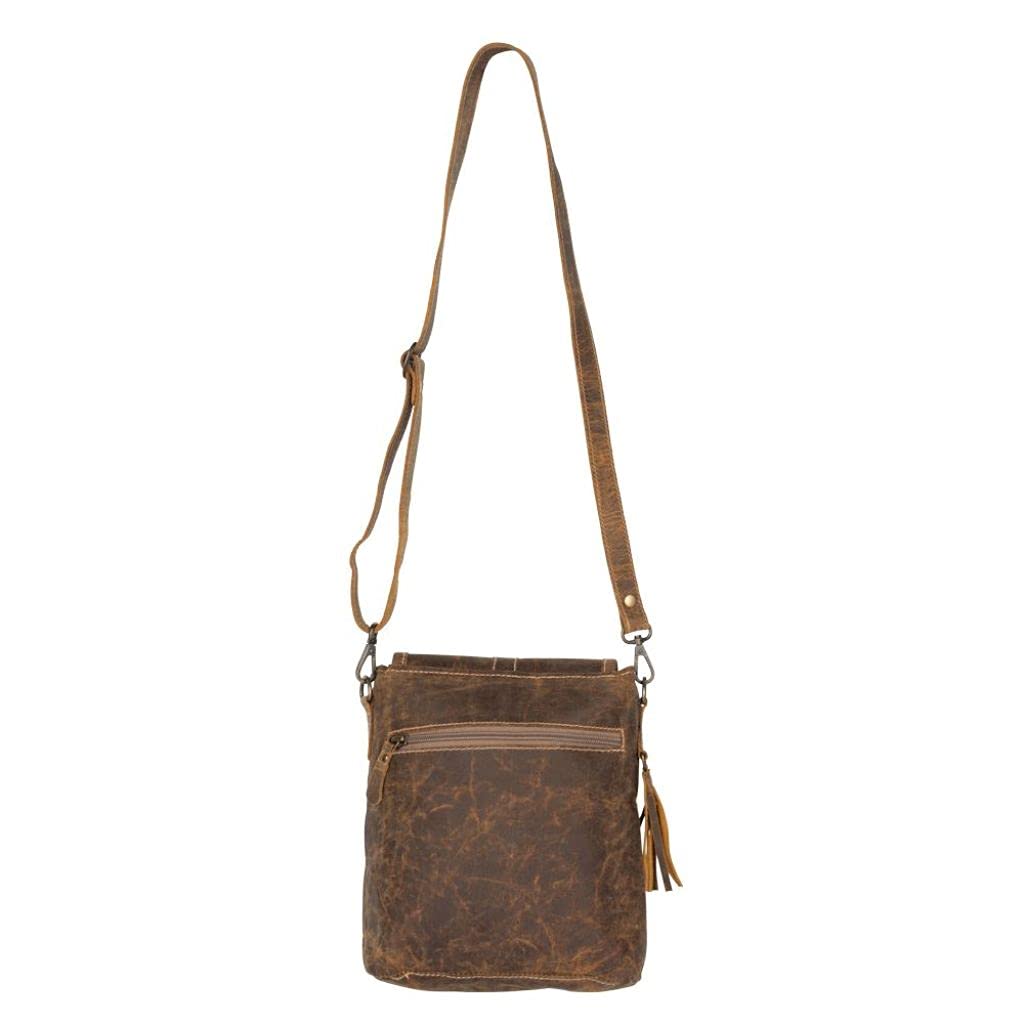 Myra Bag female Brown Beauty Leather Bag Upcycled Leather S-2168