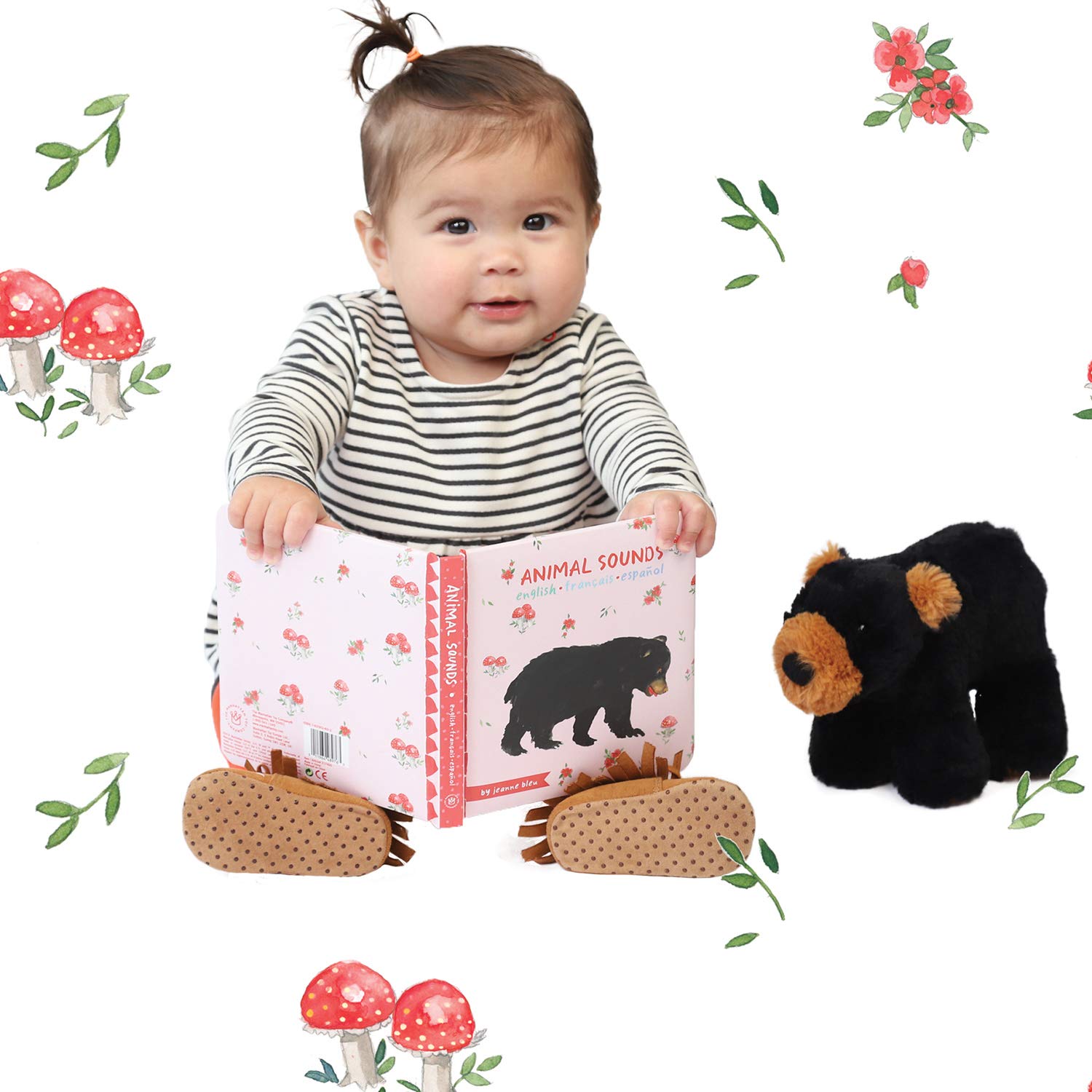 Manhattan Toy Mermaid's ABCs Baby Board Book, Ages 6 Months and up