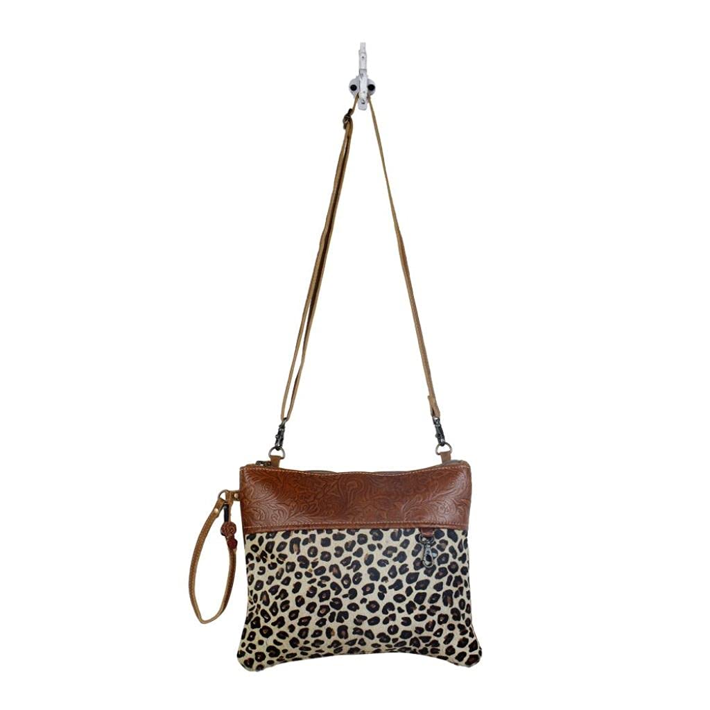 Myra Bag Liminal Cowhide Bag Upcycled Cowhide & Leather S-2837