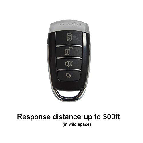 BANVIE Car Security Alarm System with Keyless Entry