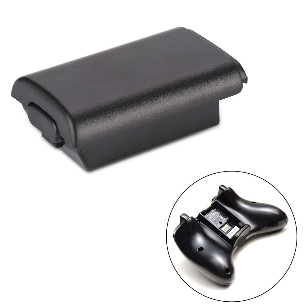 Gojiny Universal Battery Back Cover Shell Case 5 PCS AA Replacement Battery Shell Case Cover Kit for XBOX 360 Wireless Controller (Black)