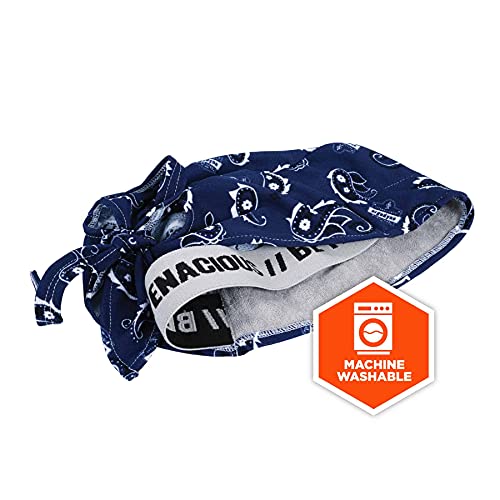 Ergodyne - 12480 Chill Its 6615 Dew Rag, Lined with Terry Cloth Sweatband, Sweat Wicking, Navy Western