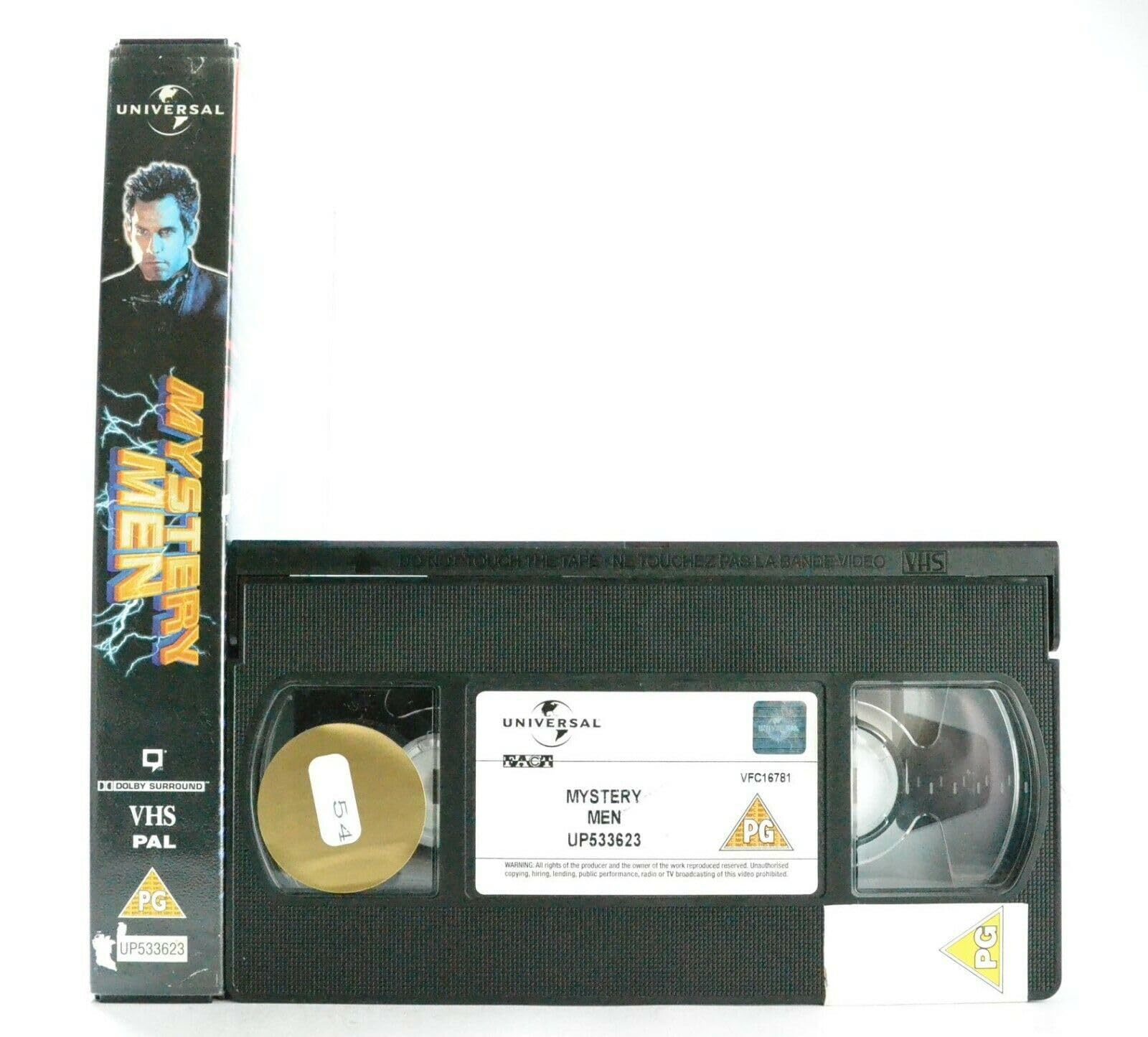 Mystery Men: Superhero Comedy Film - Large Box - Hank Azaria/Ben Stiller - VHS