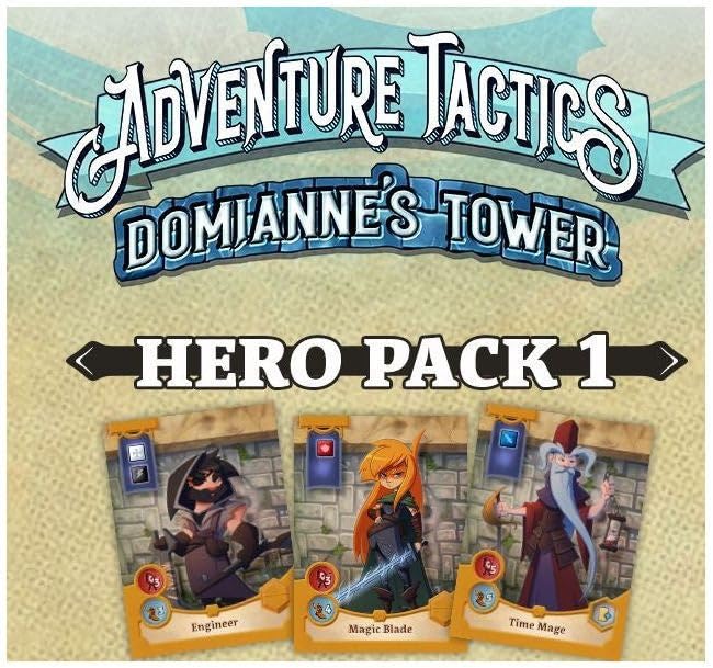 Letiman Games Adventure Tactics: Domiannes Tower - Hero Pack, Small