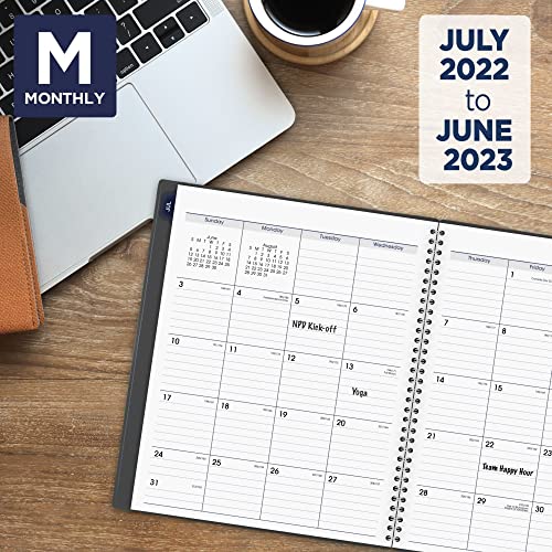 AT-A-GLANCE 2022-2023 Planner, Monthly Academic, 8-1/2" x 11", Large, DayMinder, Charcoal (AYC47045)
