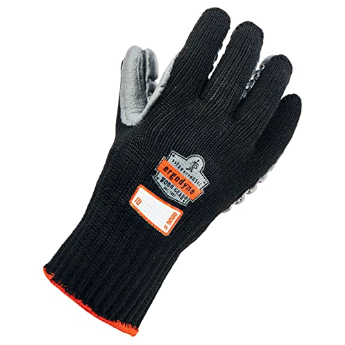 Ergodyne ProFlex 9000 Certified Lightweight Anti-Vibration Work Glove, Large, Black