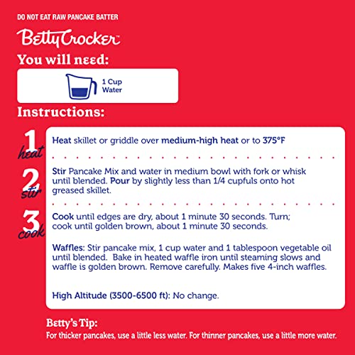 Betty Crocker Buttermilk Pancake and Waffle Mix, 6.75 oz. (Pack of 9)