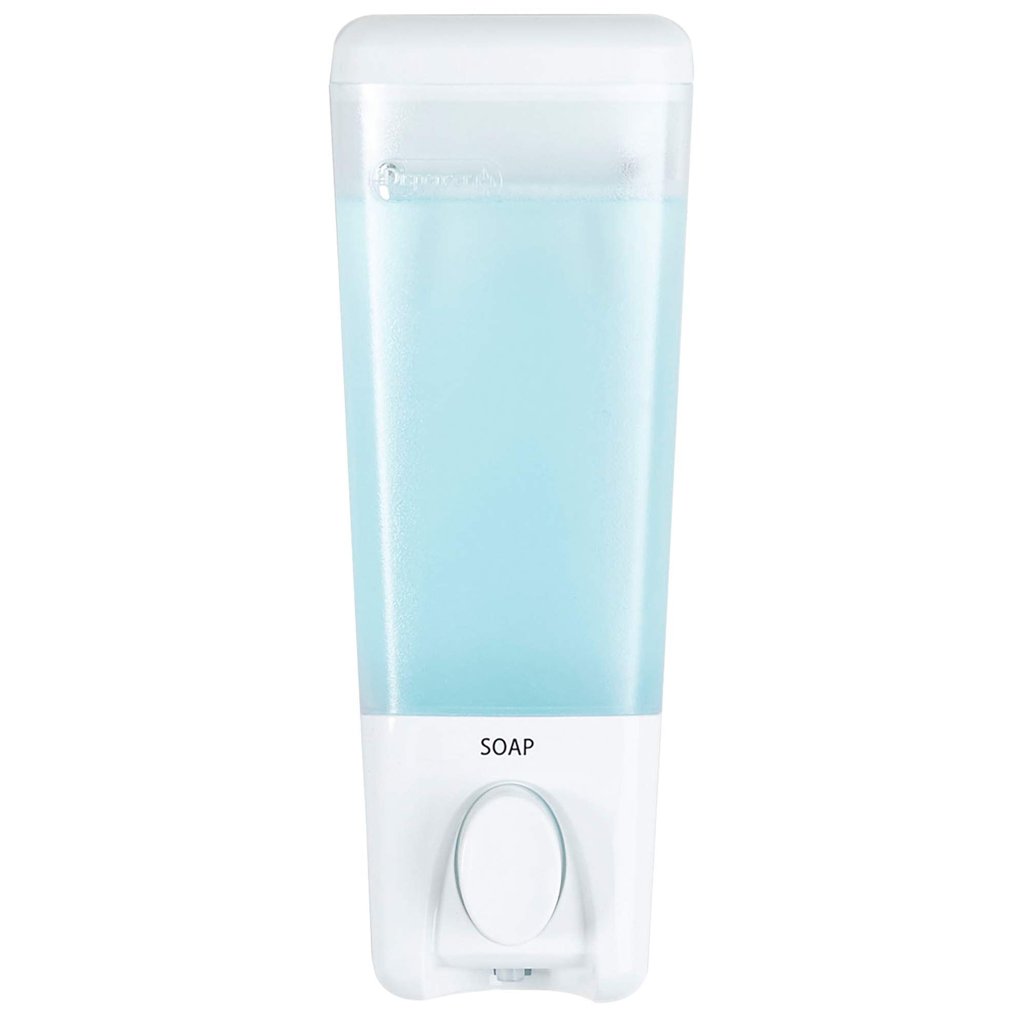 Better Living Products Clear Choice 1 Single Soap Dispenser, One Chamber, White