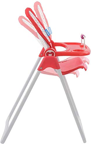 Little Mommy Snacky Doll High Chair (D92889), Front Feeding Tray with Toy Bar and Bottle Holder, Tilted Seat Function Allows Baby Doll to Nap - Fits Dolls up to 21 inches, Age 3+