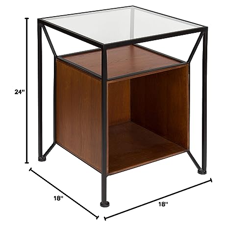Kate and Laurel Garrod Record Storage End Table