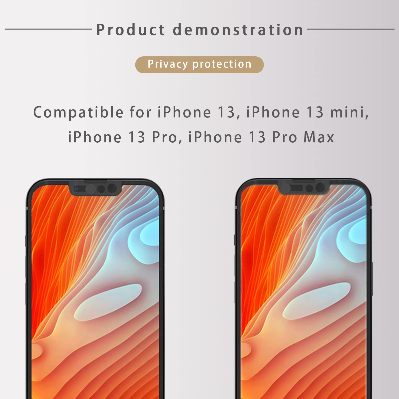 EYSOFT Webcam Cover,Front Camera Cover Compatible for iPhone 13,iPhone 13 Mini,iPhone 13 Pro,iPhone 13 Pro Max,Protect Privacy and Security,Not Affect Face Recognition, 2 Pack