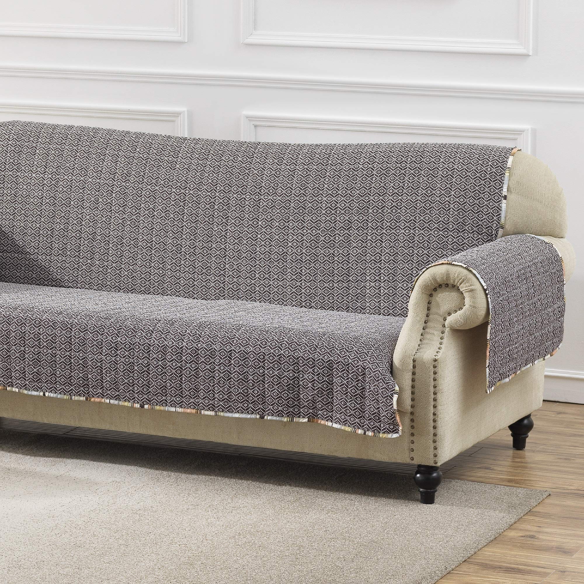 Barefoot Bungalow Painted Desert Slipcover, Sofa, Rose