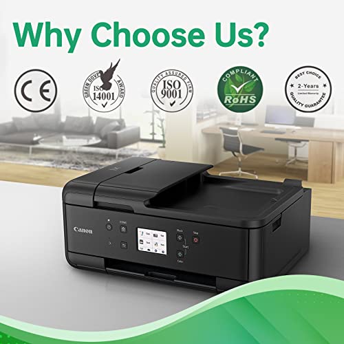 EXCERCUS CLI-281 Cyan Ink Cartridge Replacement for Canon CLI-281XXL 281XXL 281 Cyan Use for Canon PIXMA TS6320 TR7520 TS8120 TS8320 TR8520 TS9120 (2X CLI-281XXL C)