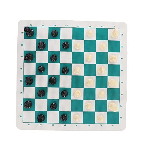 Kadimendium Travel Chess Set, Entertainment Game Light Increase Feelings Compact Roll Up Chess Board Set for Adults for Picnic for Travel(Wang Gao 65MM)