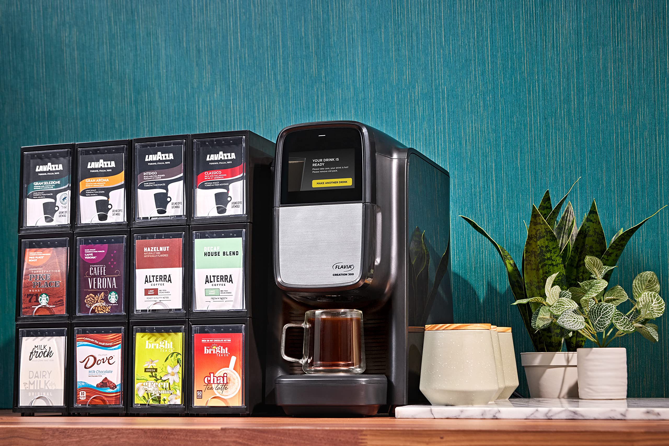 Flavia Creation 300 C300 Brewer, Medium, Black