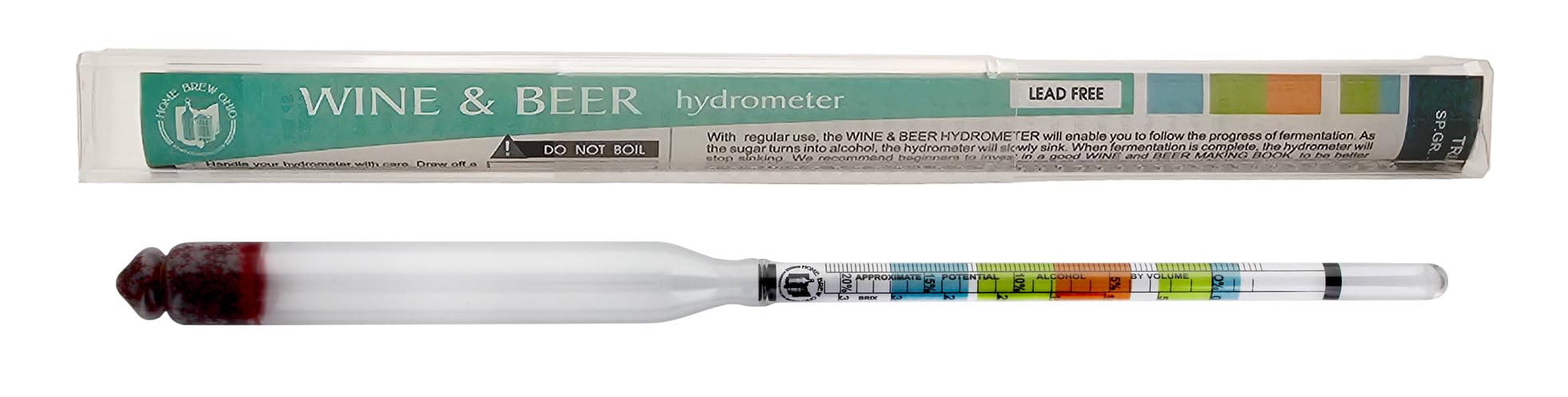 Triple Scale Wine and Beer Hydrometer