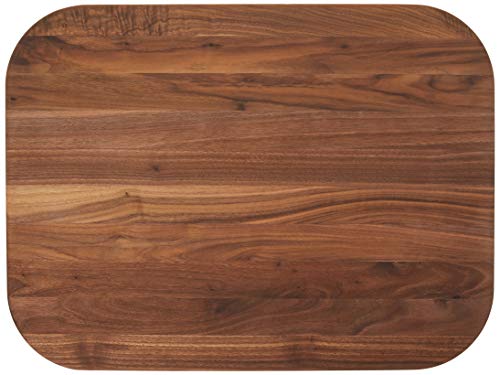 John Boos Block WAL-MN2418150-SM Carving Collection Pyramid Design Reversible Walnut Cutting Board with Juice Groove, 24 Inches x 18 Inches x 1.5 Inches