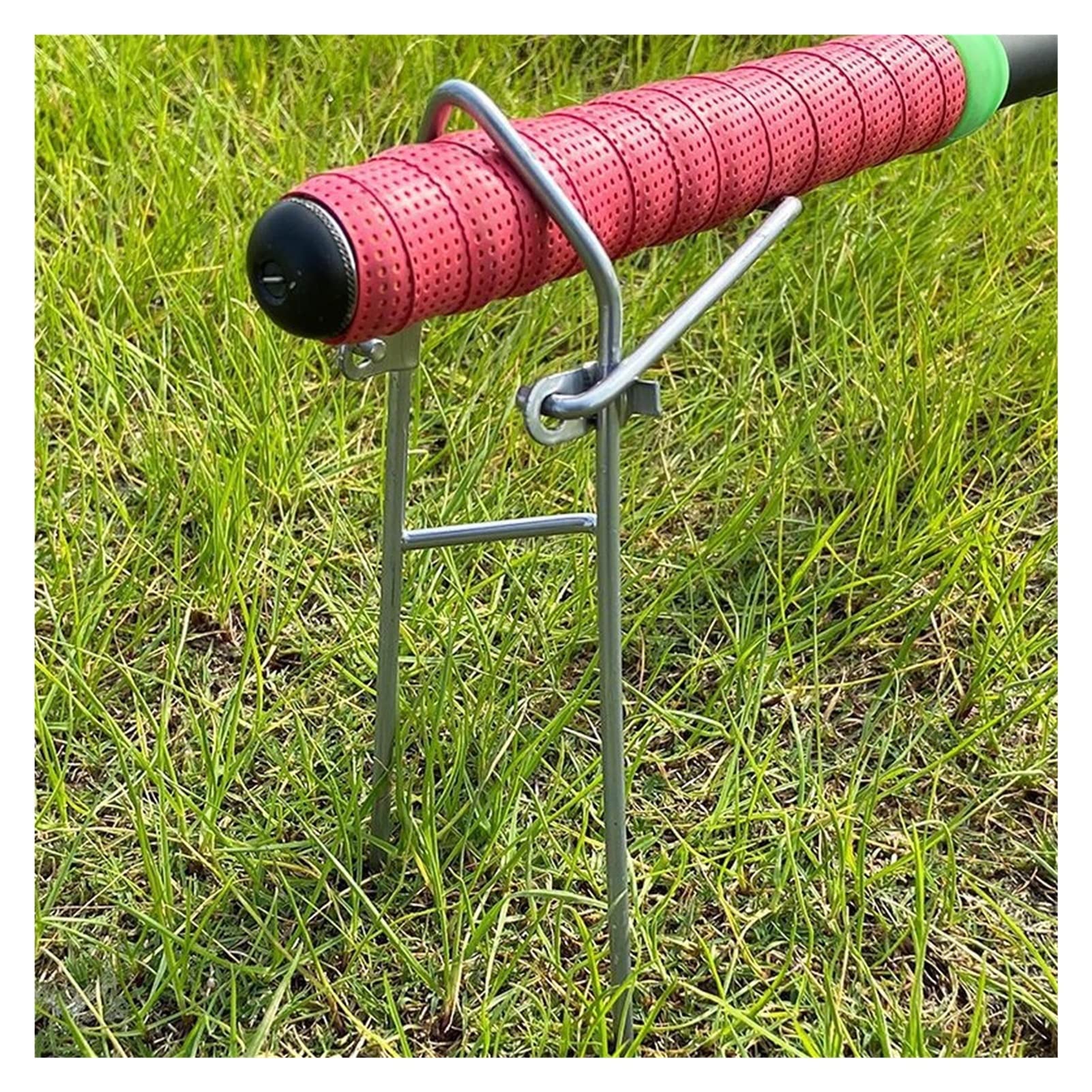 Bmwjrzd LIUYI Fishing Bracket Dual-Purpose Fishing Rod Adjustable Fish Practical Pole Holder Bracket Fishing Gear Rack Tool Accessory Support (Color : Golden)