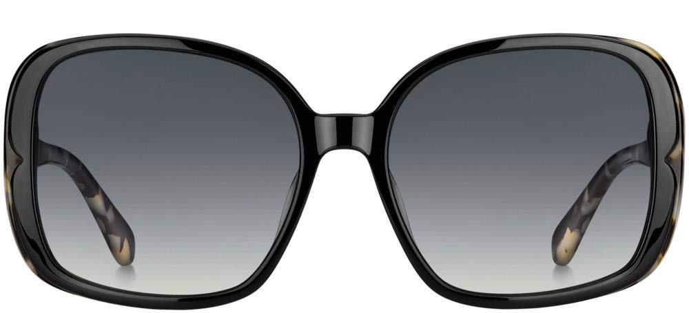 Kate Spade New York Women's Elianna/G/S Square Sunglasses, Black Havana, One Size