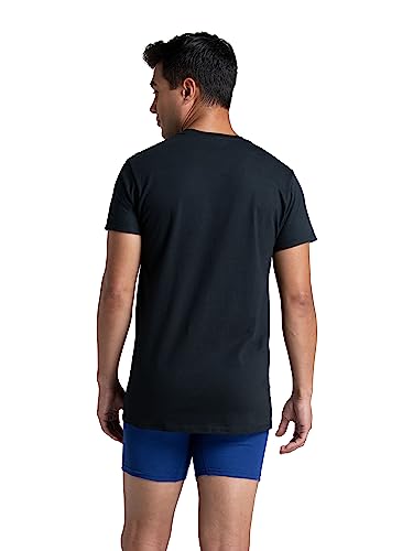 Fruit of the Loom Men's Eversoft Cotton Stay Tucked Crew T-Shirt, Regular-6 Pack Assorted Colors, X-Large