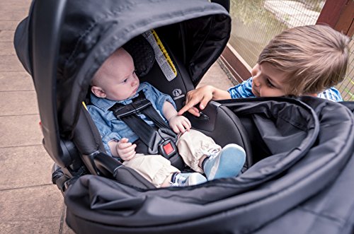 Britax B-Free Travel System with B-Safe Endeavours Infant Car Seat - Birth to 65 Pounds, Frost