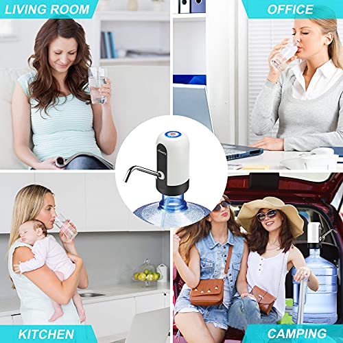 eSeedy Water Dispenser, Automatic Electric Drinking Water Pump for 5 Gallon Water Bottle and Water Jugs