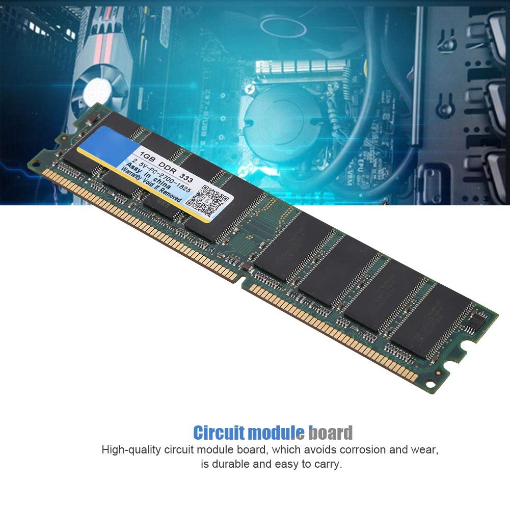 Bewinner PC-2700 Desktop Computer RAM 1G DDR Memory RAM for Motherboards 2.5V 184Pin Desktop Compatible Memory RAM