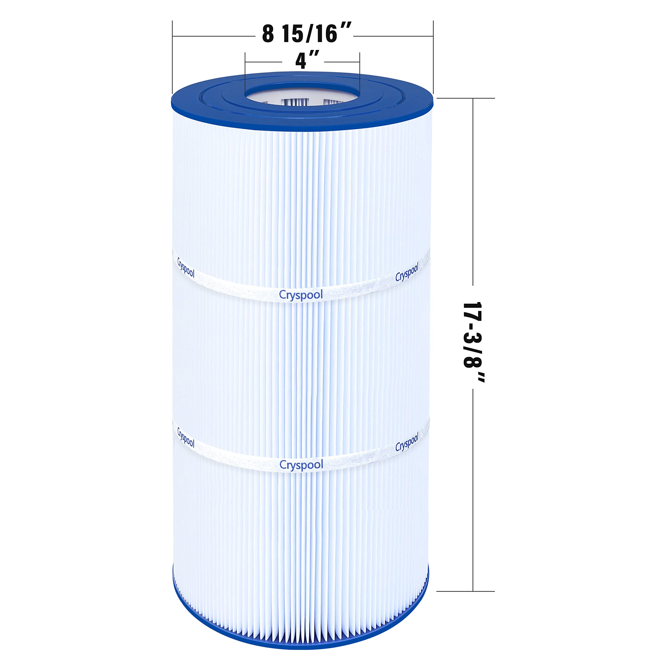 Cryspool Pool Filter Compatible with CX760RE, C751, Clearwater II 75, Pro Clean 75, PA76, C-8411, FC-1255, 75 sq.ft, 1 Pack