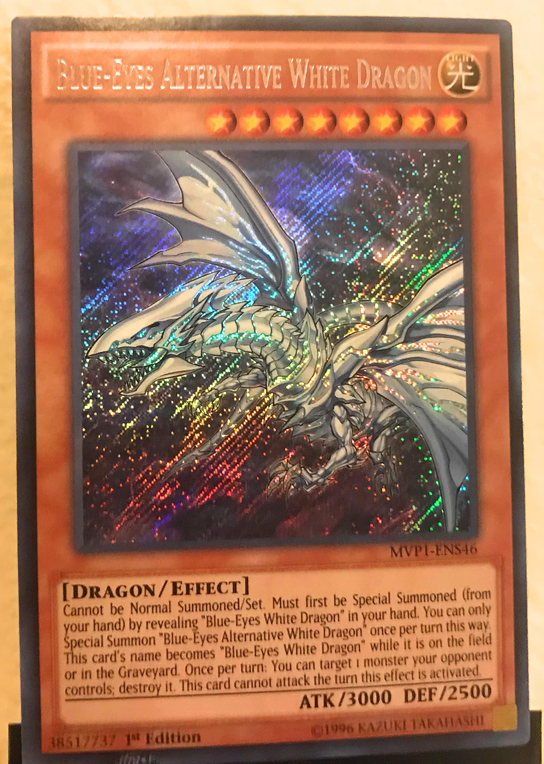Blue-Eyes Alternative White Dragon - MVP1-ENS46 - Secret Rare - 1st Edition