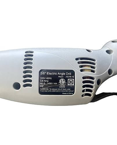 Gino Development 01-0173 TruePower Electric Close Quarters Angle Drill, 3/8"