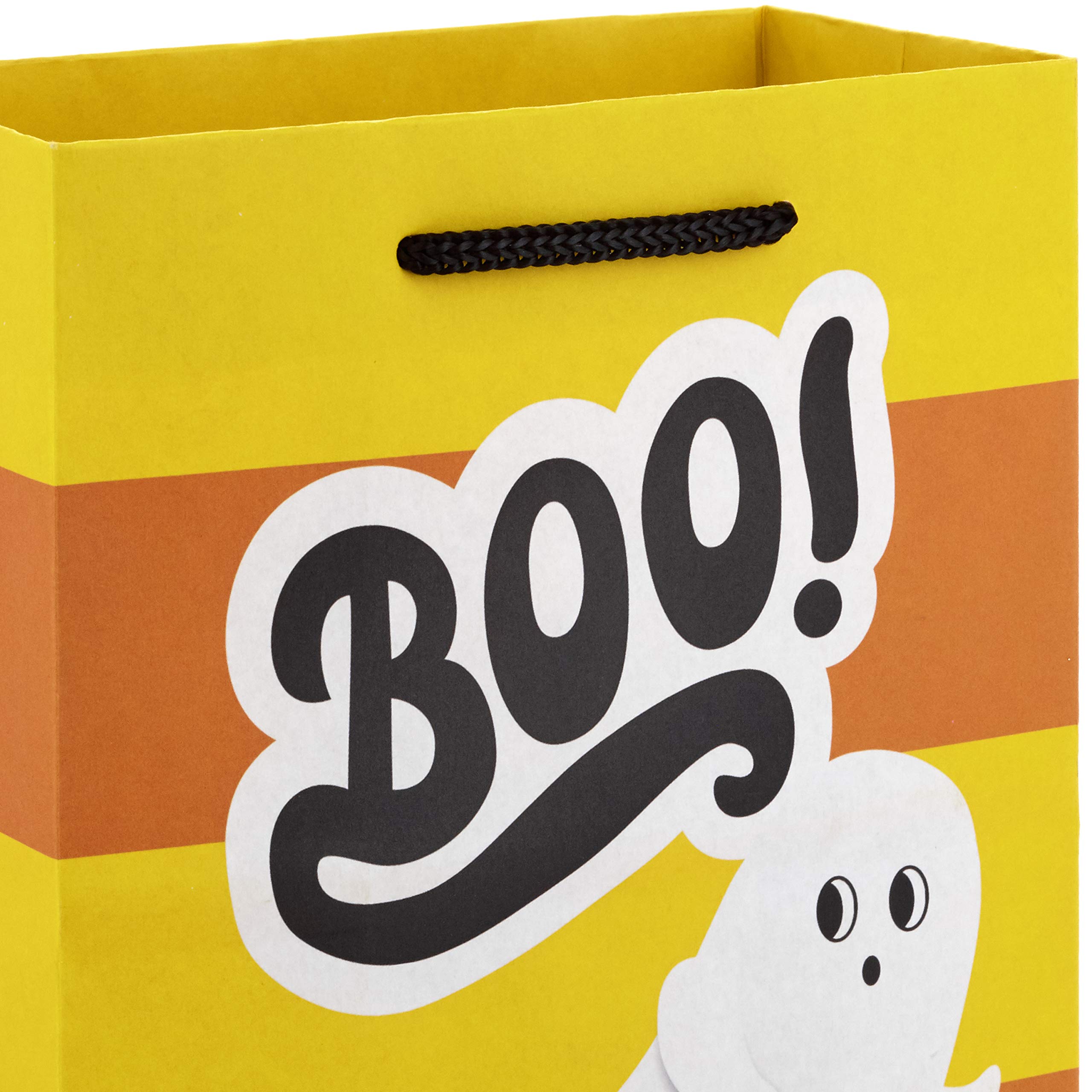Hallmark Halloween Bag Bundle (8 Small 6" Gift Bags, 4 Designs: Owl, Ghost, Candy Corn Rainbow, "Happy Halloween") for Gift Cards, Classroom Parties, Trick or Treating, Kids Gifts, Fall Party Favors